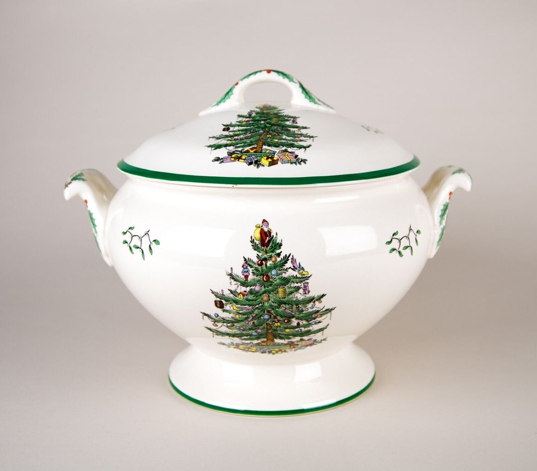 Spode Christmas Tree Tureen & Lid Vintage Holiday Dinnerware England - Etsy