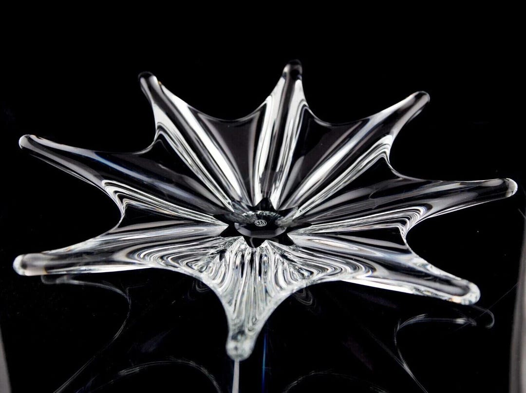 Baccarat Stella Large Centerpiece Bowl 15" Star Shaped Starfish Crystal ...