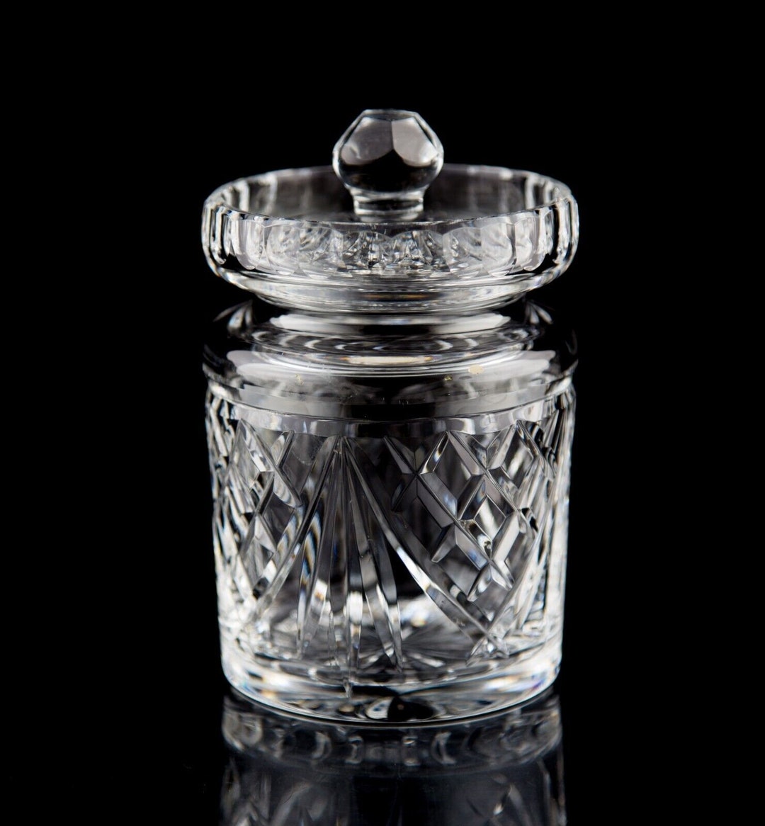 Waterford Honey Jam Jelly Jar & Lid Elegant Vintage Crystal Signed - Etsy