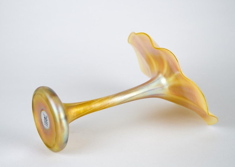 Carl Radke Phoenix Studios Gold Iridescent Art Glass Jack in - Etsy
