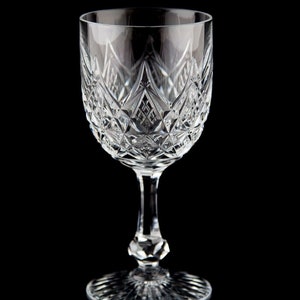 Baccarat Colbert Claret Wine Glasses Set of 5 Vintage Crystal France ...