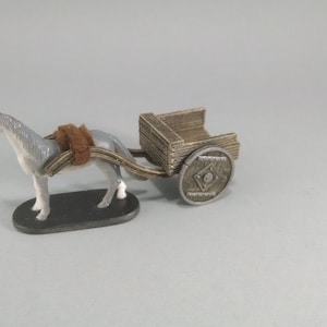 Cart and Wagon Set | Tabletop Terrain | D&D | Miniature | Scatter ...