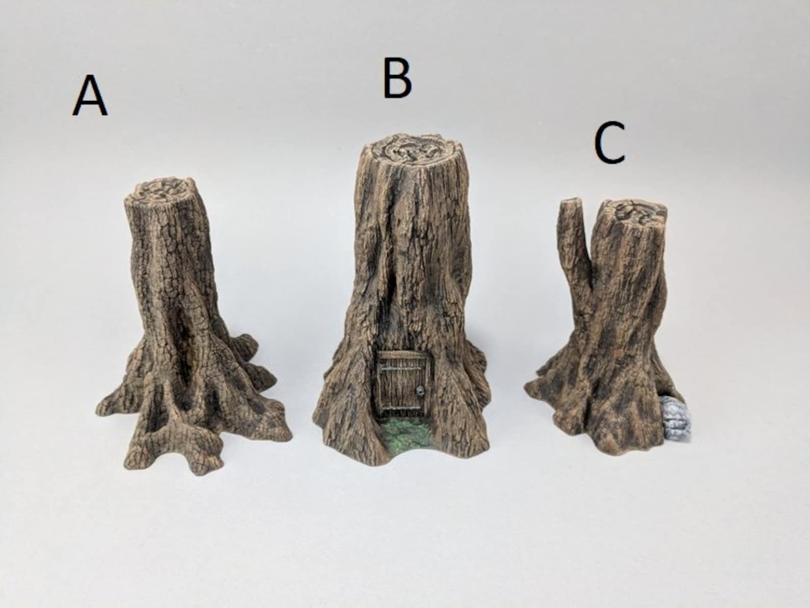 Trees | Forest | Swamp Stump | Miniature Tabletop Terrain | D&D ...