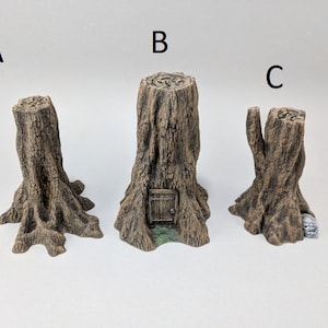 Trees | Forest | Swamp Stump | Miniature Tabletop Terrain | D&D ...