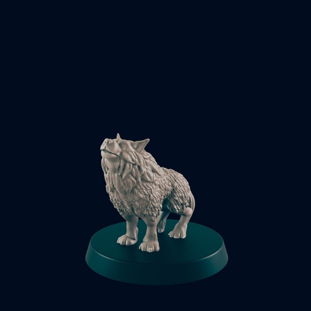 Wolf Pack | Wolves | D&D | Pathfinder | Tabletop Miniatures | Fantasy ...
