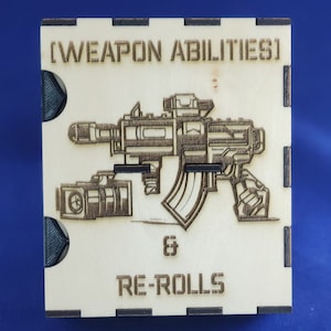 Weapon Ability and Reroll Token Set | 72 Tokens | With Storage Boxes ...