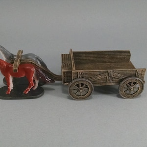 Cart and Wagon Set | Tabletop Terrain | D&D | Miniature | Scatter ...
