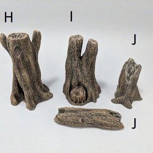 Trees | Forest | Swamp Stump | Miniature Tabletop Terrain | D&D ...