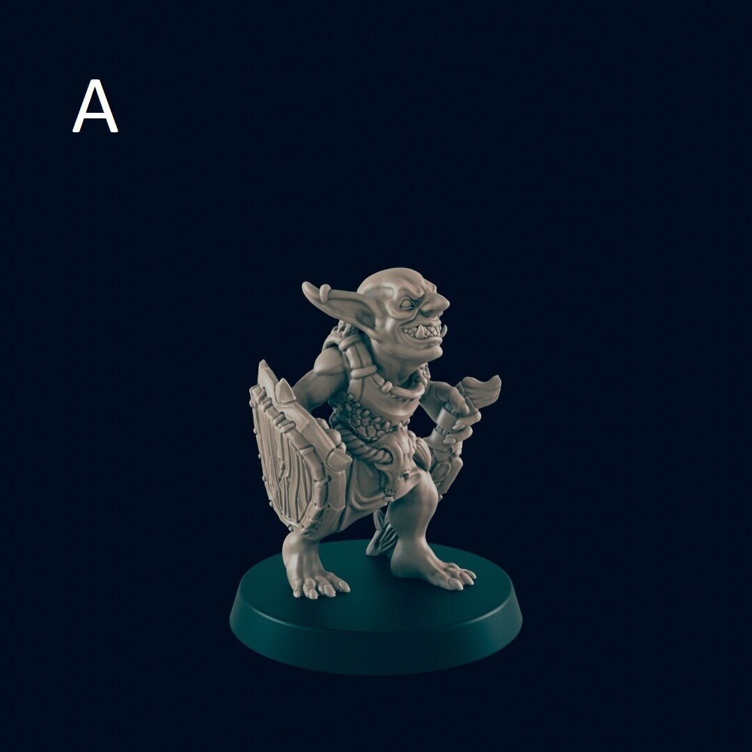 Goblin Miniature Set | D&D | Pathfinder | Tabletop Miniatures | Fantasy ...