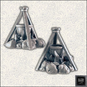 Gypsy Wagons | Nomad Wagon | Miniature | Vardo | Tabletop Terrain | D&D ...