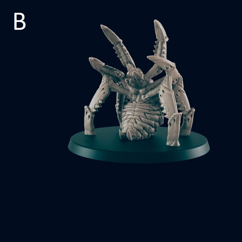 Giant Scorpion Spiders Centipede 50mm D&D Pathfinder | Etsy
