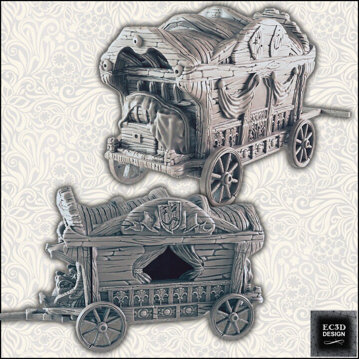 Gypsy Wagons Nomad Wagon Miniature Vardo Tabletop - Etsy