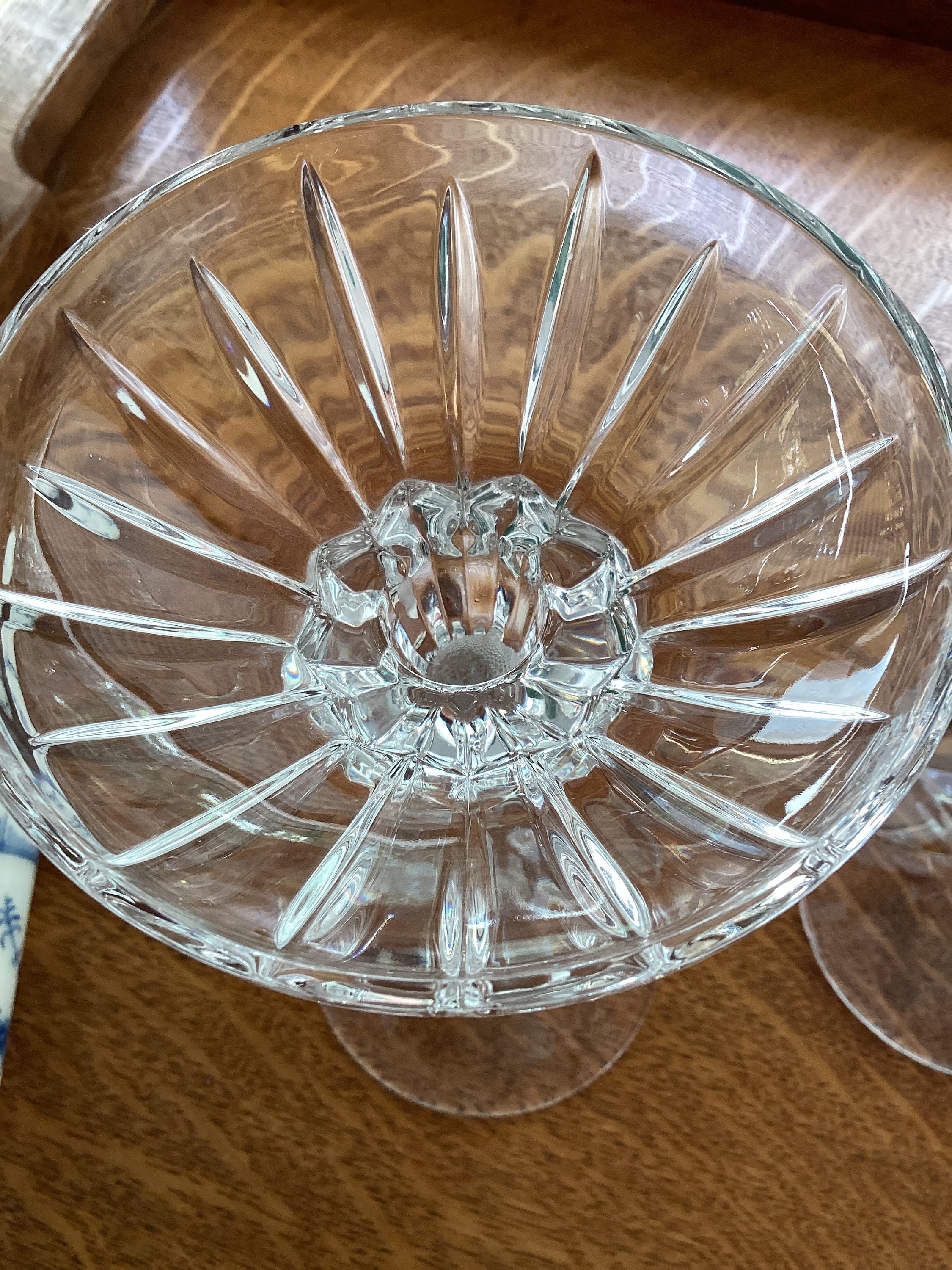 Elegant Twisted Art Glass Crystal Stem Candleholders - Etsy