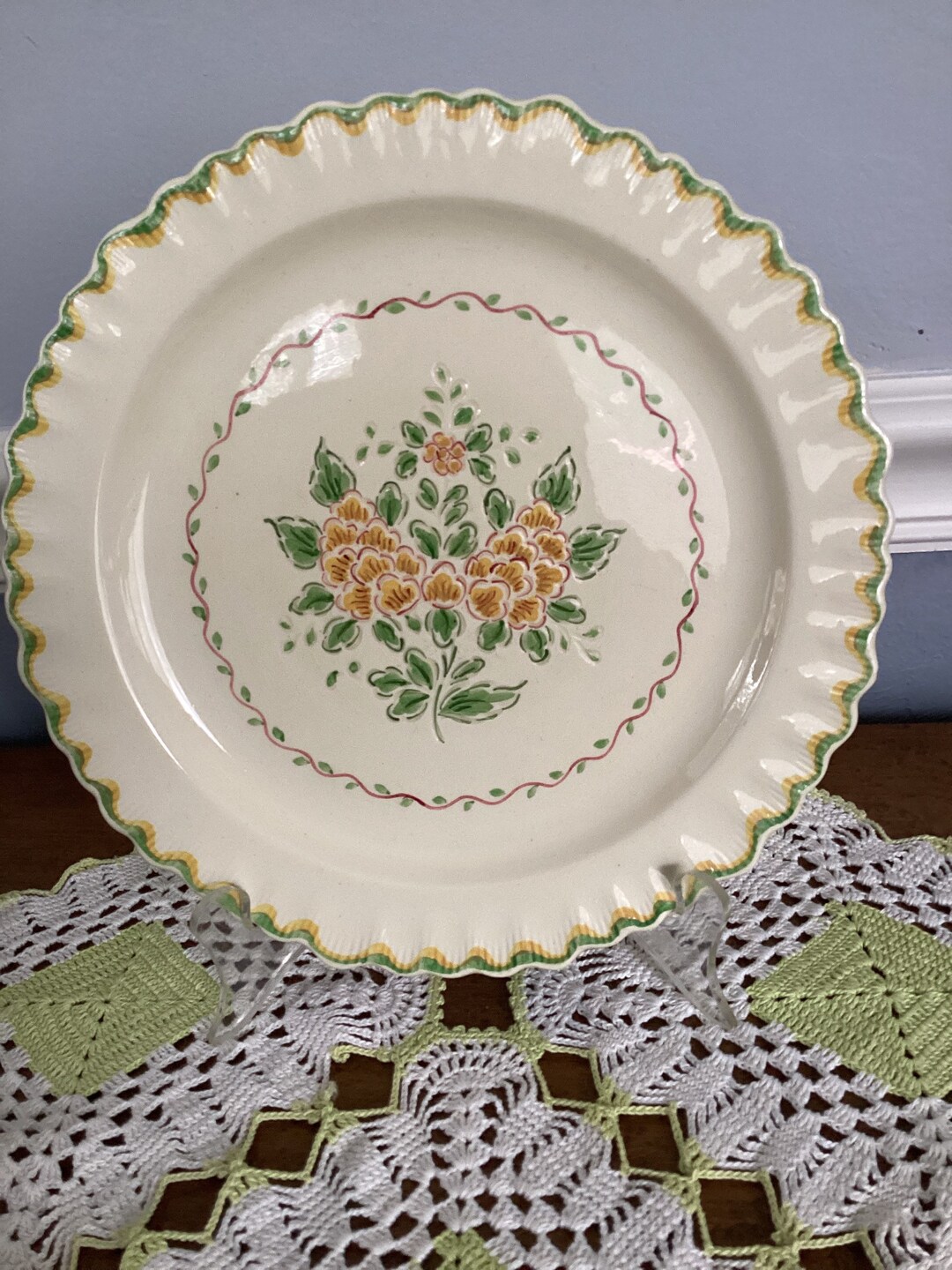 Adams Titian Ware Royal Ivory 8 1/2” Plate - Etsy