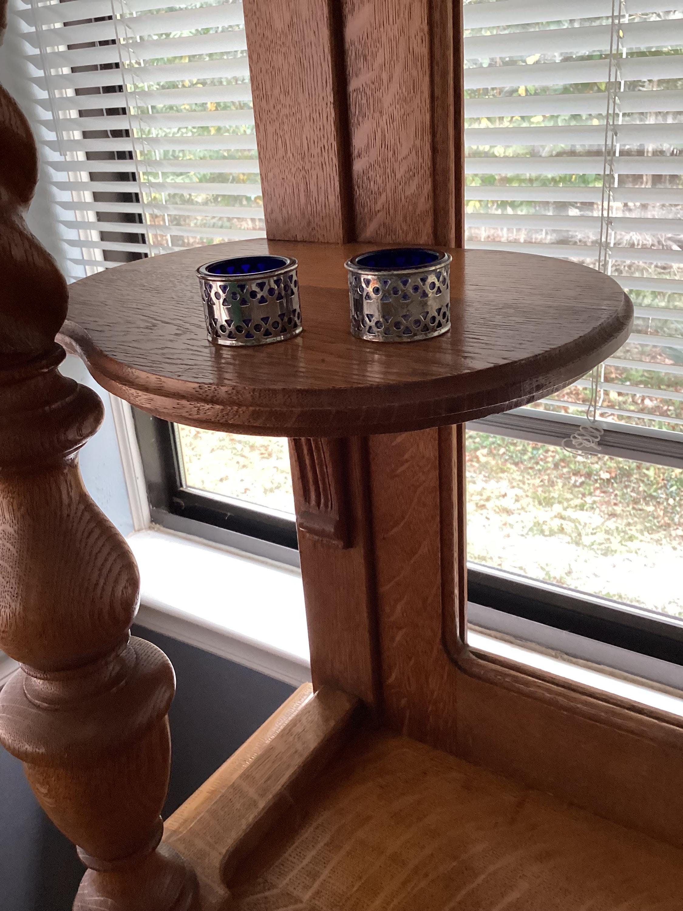Set of Two Silver Plate EPNS Salt Cellars With Cobalt Inserts - Etsy