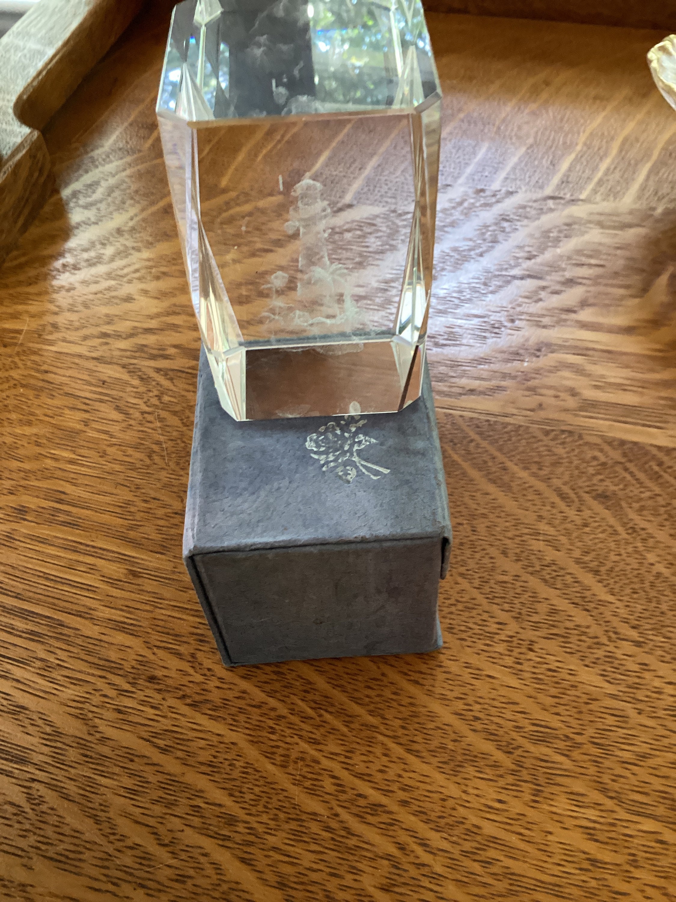 Lighthouse 3D Laser Etched Crystal Paperweight - Etsy