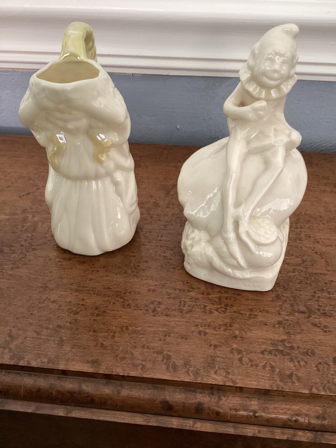 Pair of Belleek Figurines, Irish Maiden Creamer and Irish Leprechaun - Etsy
