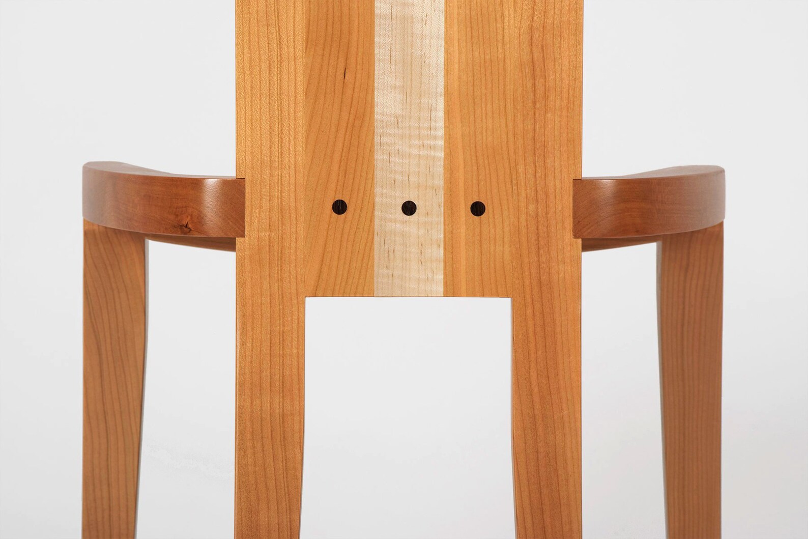 Dining Chair in Solid Cherry and Maple Wood - Gazelle - Etsy