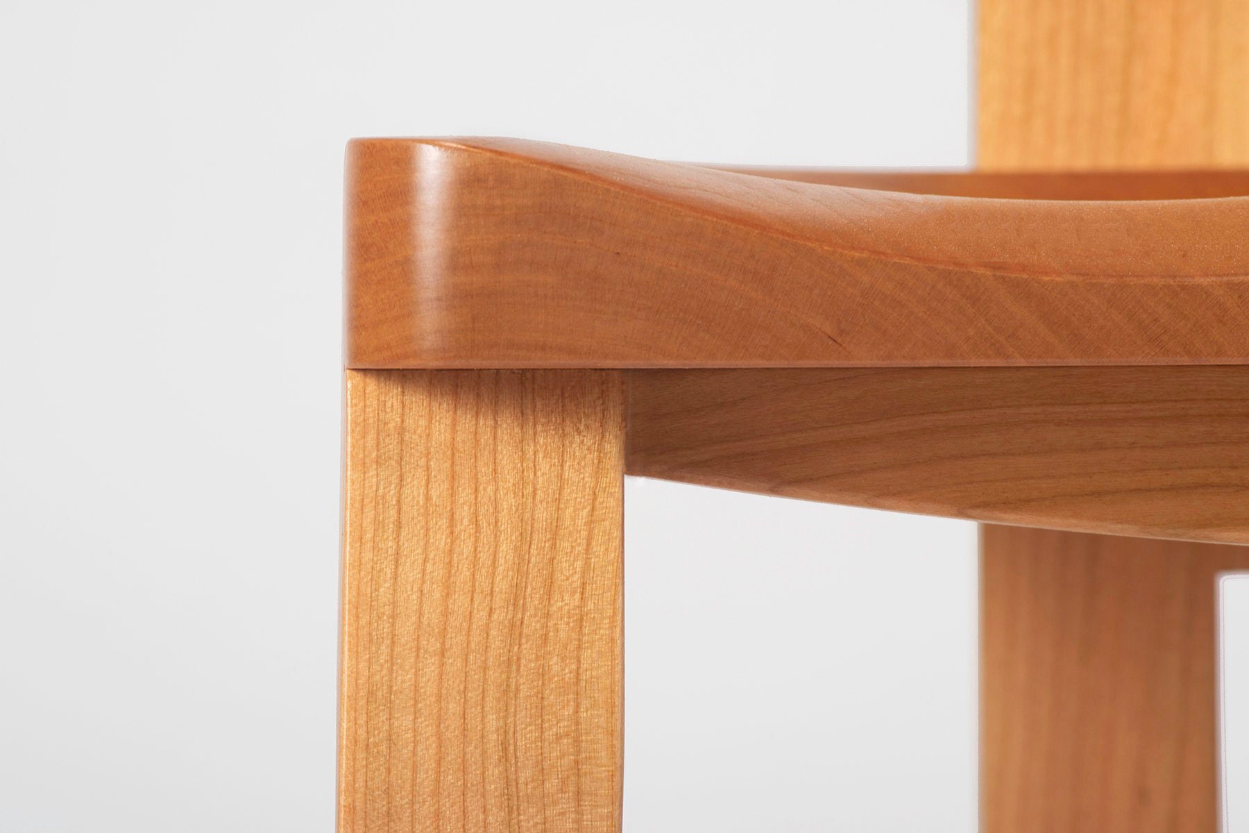 Dining Chair in Solid Cherry and Maple Wood - Gazelle - Etsy
