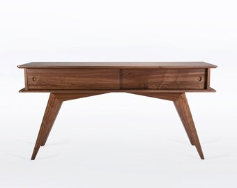 Walnut Entry Table - Etsy