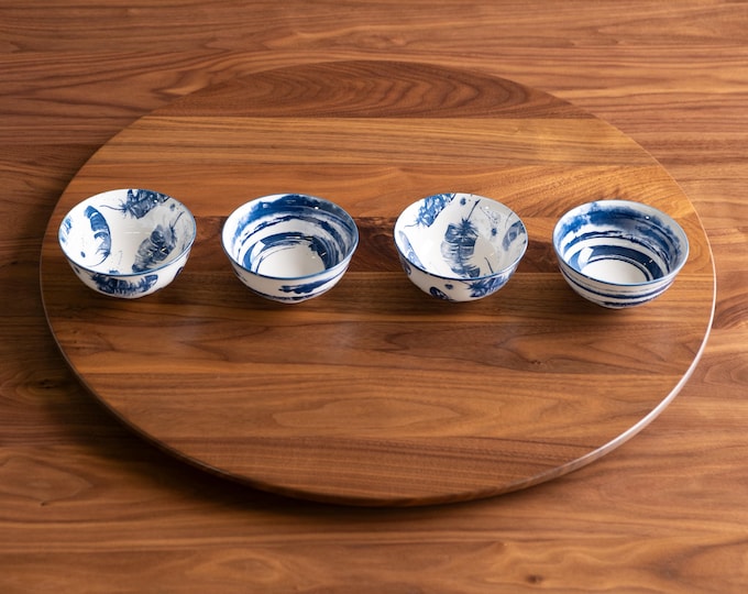 Walnut Lazy Susan - Etsy