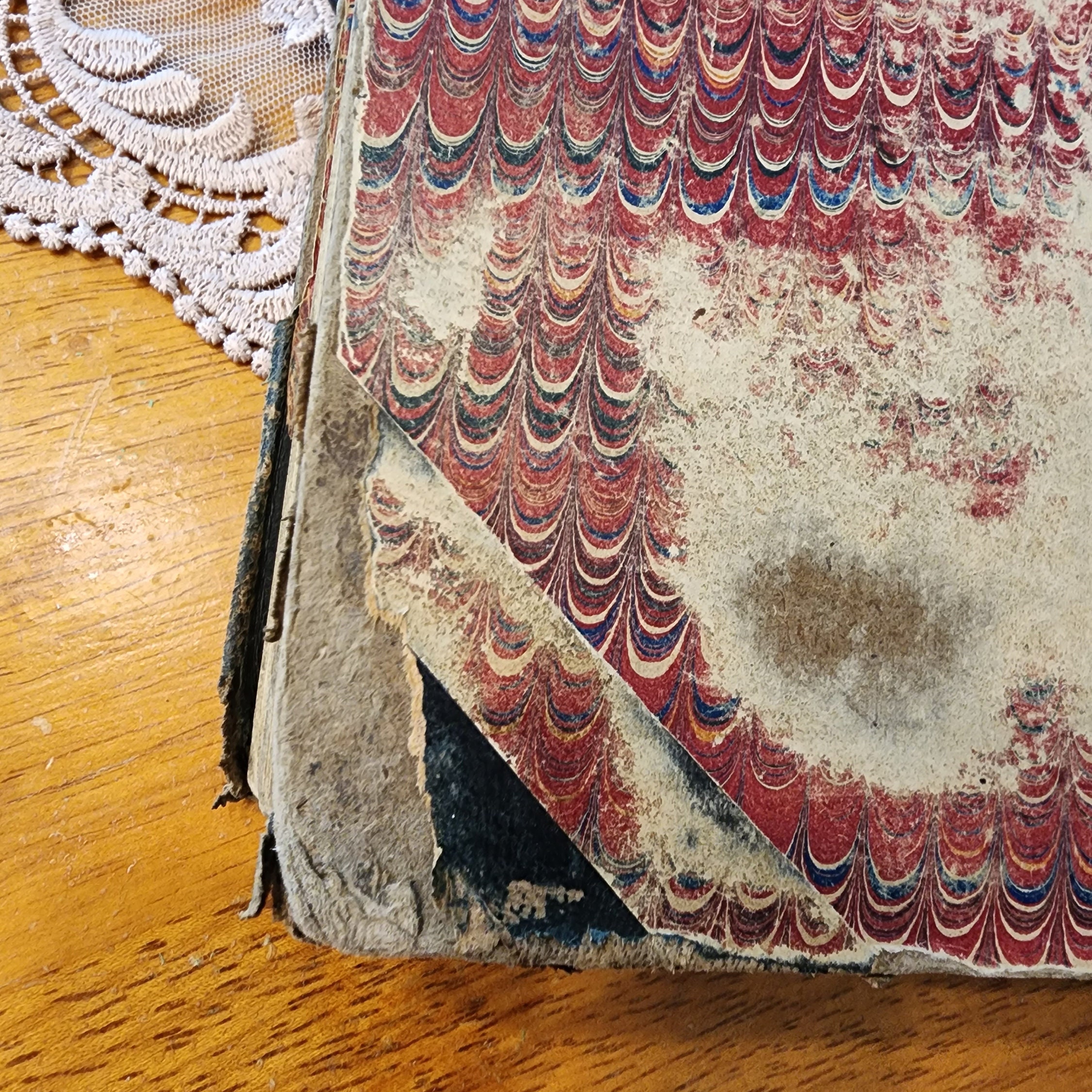 Old Antique Paper Ledger Book 19th Century Shop Accounts Handwritten ...