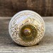 Ceramic Knob, Round Ceramic Knob, Design Ceramic Knob With Gold ...
