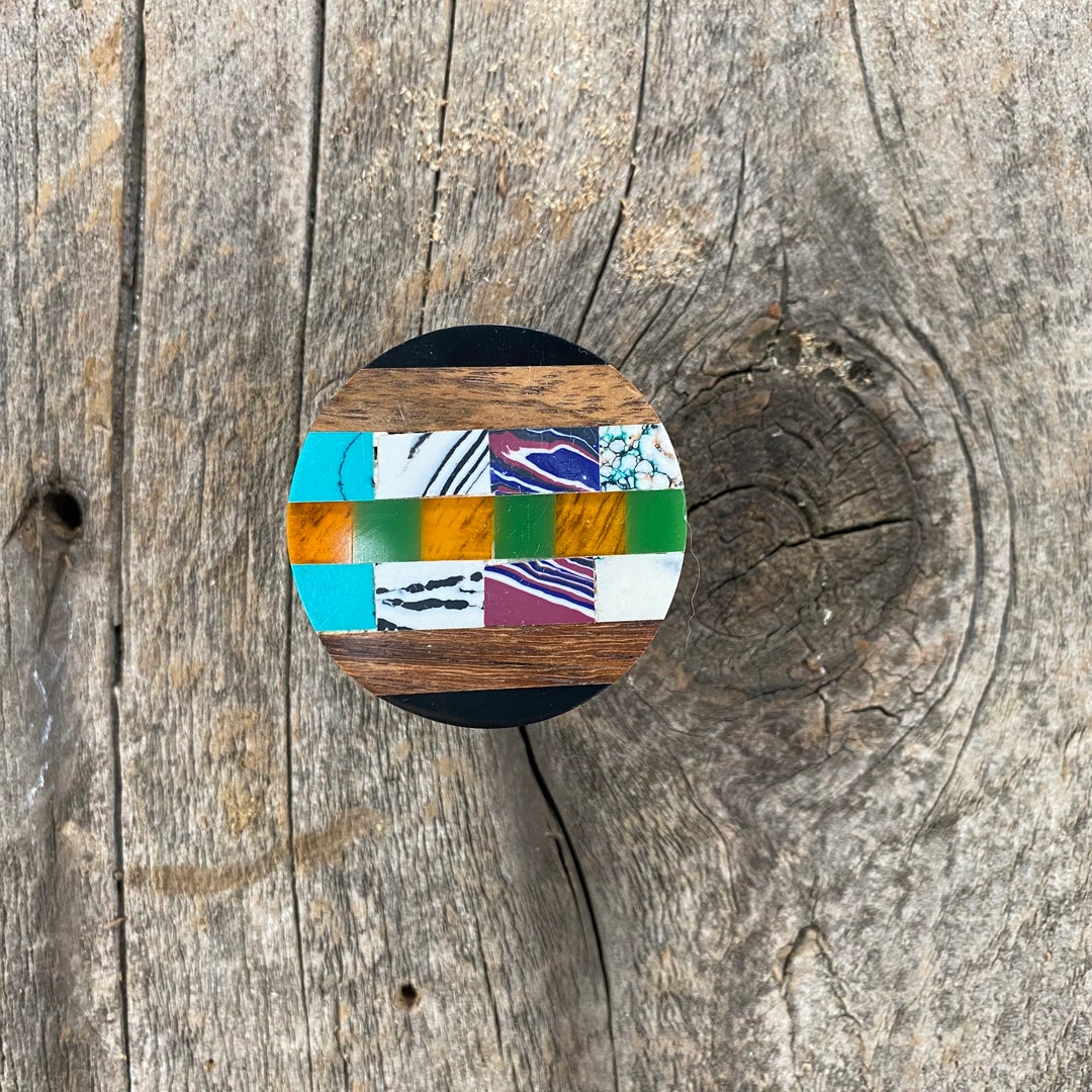 Multicolor Resin Chunk Geo Cabinet Knob, Dresser Knob, Cabinet Pull ...