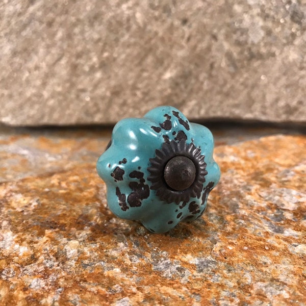 Turquoise Knob - Etsy