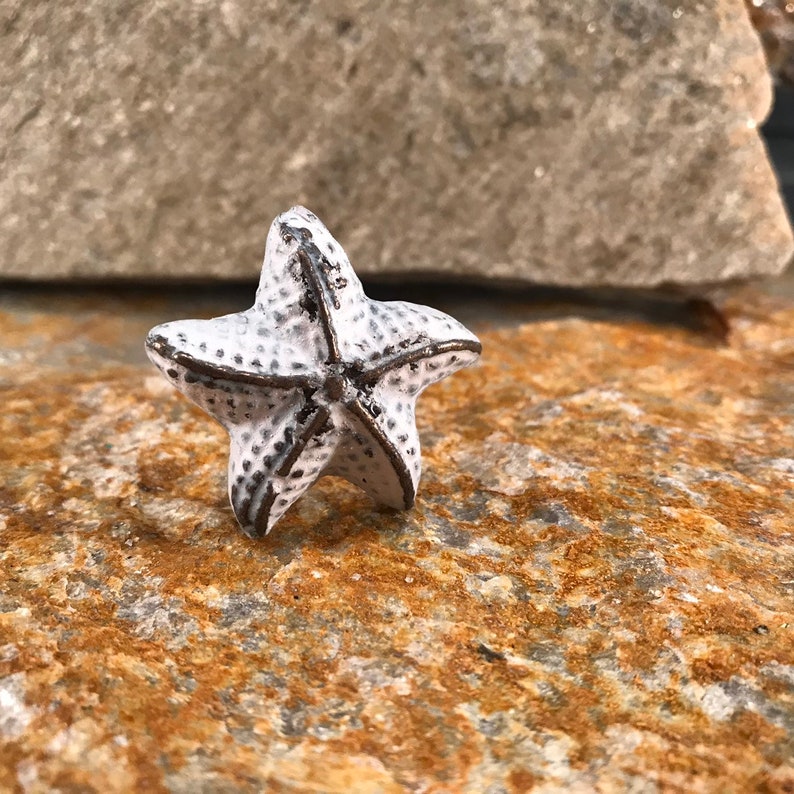 Starfish Knob Cast Iron Dresser Drawer Knobs Cast Iron - Etsy