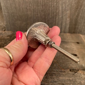 Clock Faced Knob With Bubble Fish Eye Glass, Old Fashioned Clock Knob ...