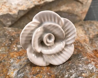Ceramic Knob Rose Knob Furniture Replacement Drawer Pulls | Etsy