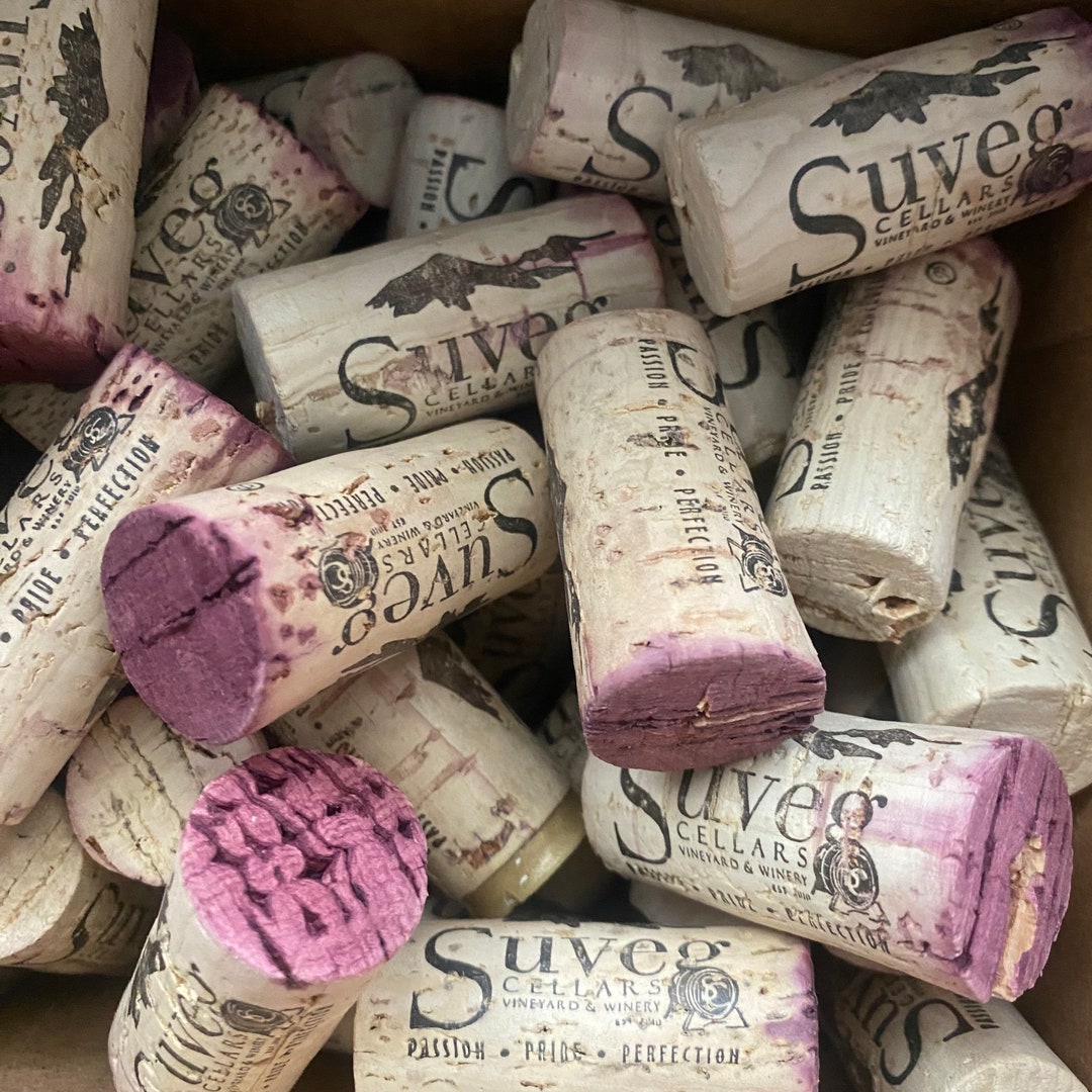 Wine Corks, 60 Used RED WINE Corks - 100% Natural Wine Corks, Cork ...