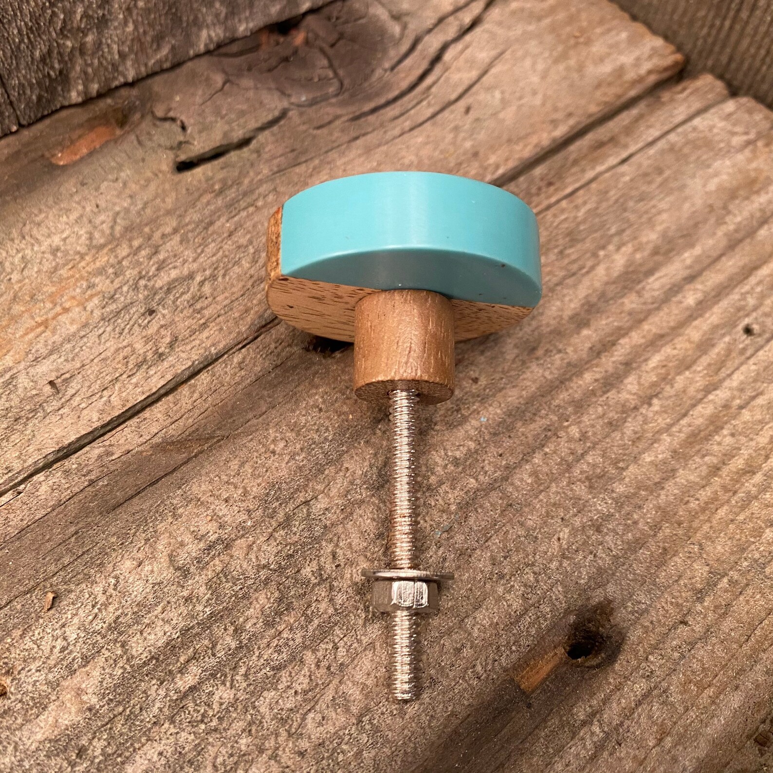 Bone Resin Wood Knob, Round Modern Knob, Wood Inlaid Knob, Bone & Resin ...