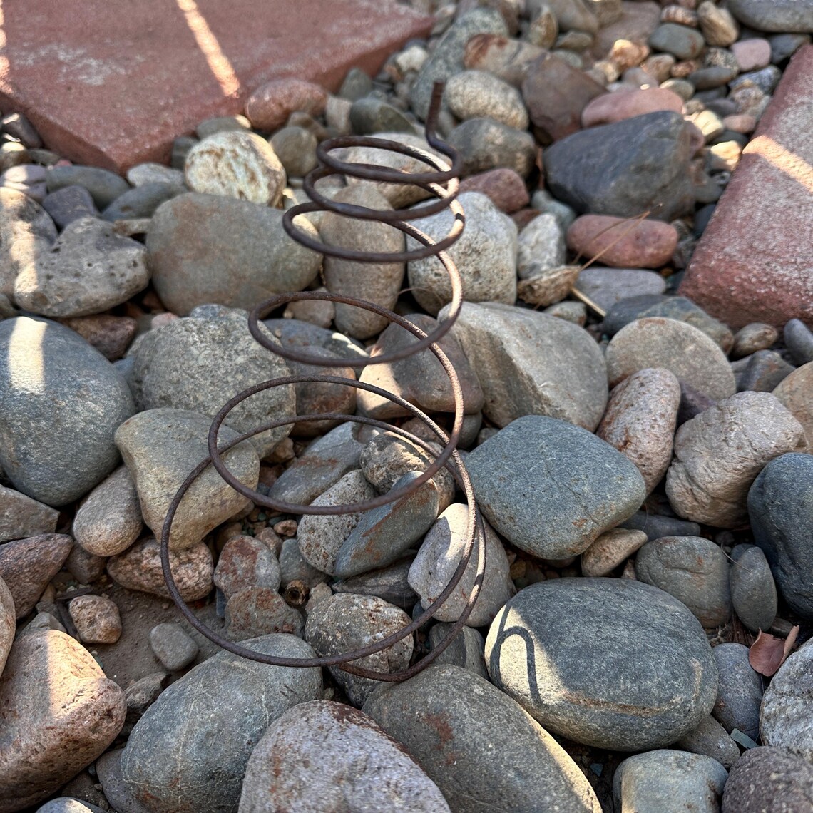 Salvaged Rusty Bed Spring, Coiled Steel Craft Supply - Etsy