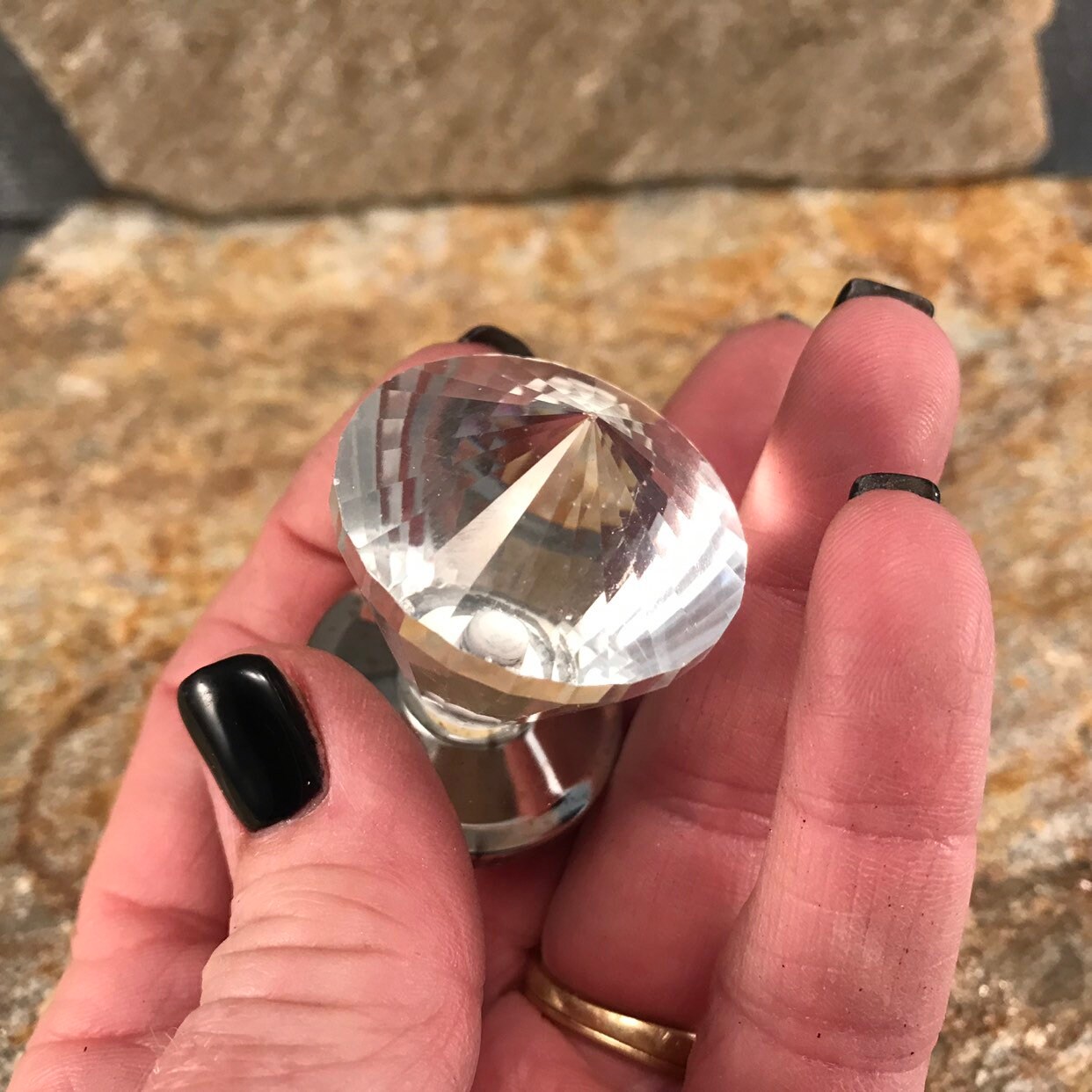 Glass Knob Old Fashioned Knobs Decorative Furniture Pull | Etsy