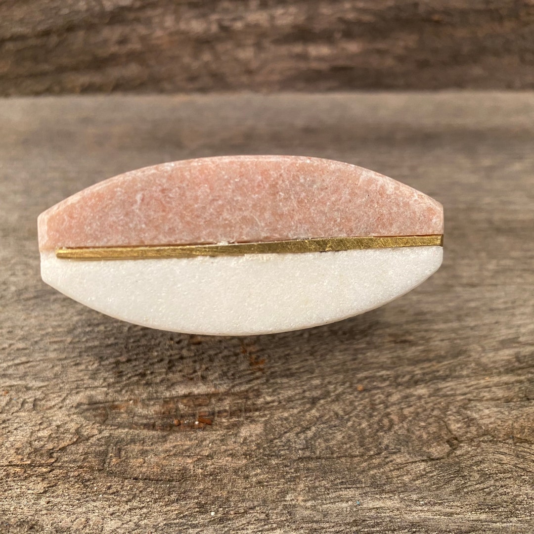 Stone Knob Oblong Classic Drawer Pull, Cabinet Knob, Furniture Knob ...
