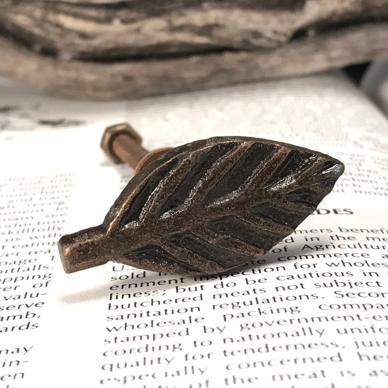 Leaf Drawer Pulls - Etsy