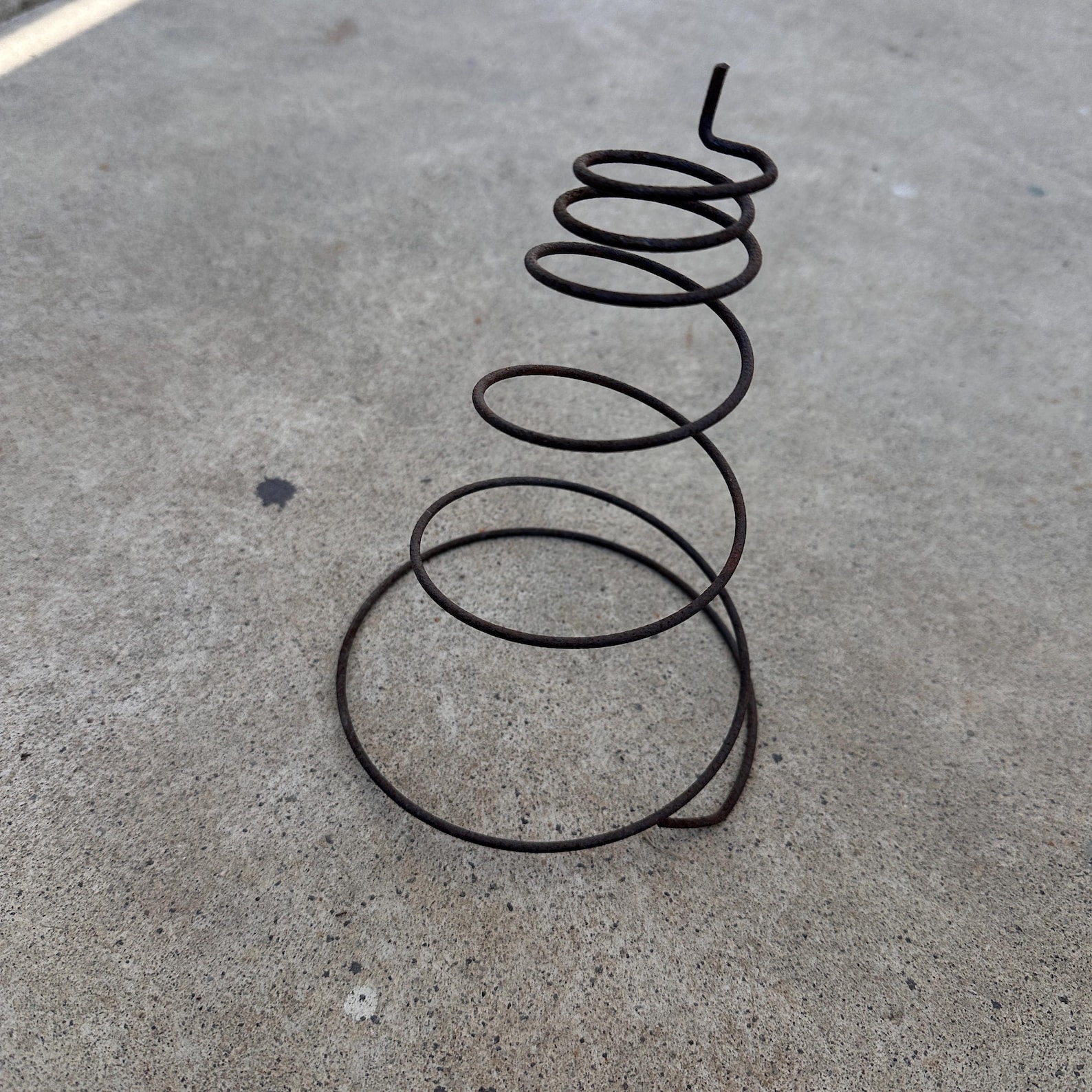 Salvaged Rusty Bed Spring, Coiled Steel Craft Supply - Etsy