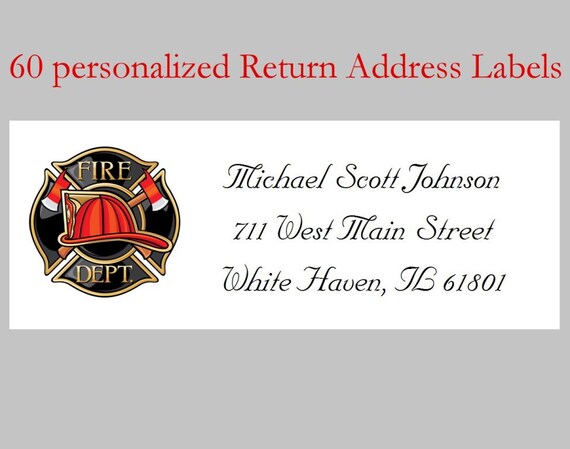 60 Personalized Custom Firefighter Fire Department Invitations | Etsy