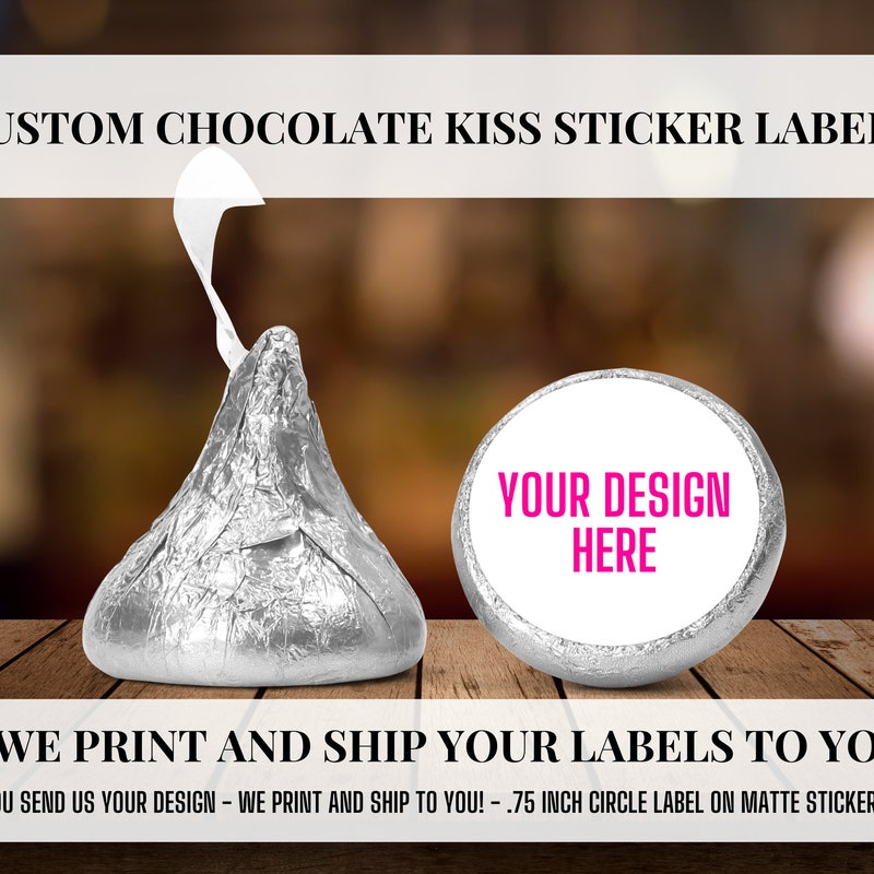 Hershey Kiss Sticker - Etsy