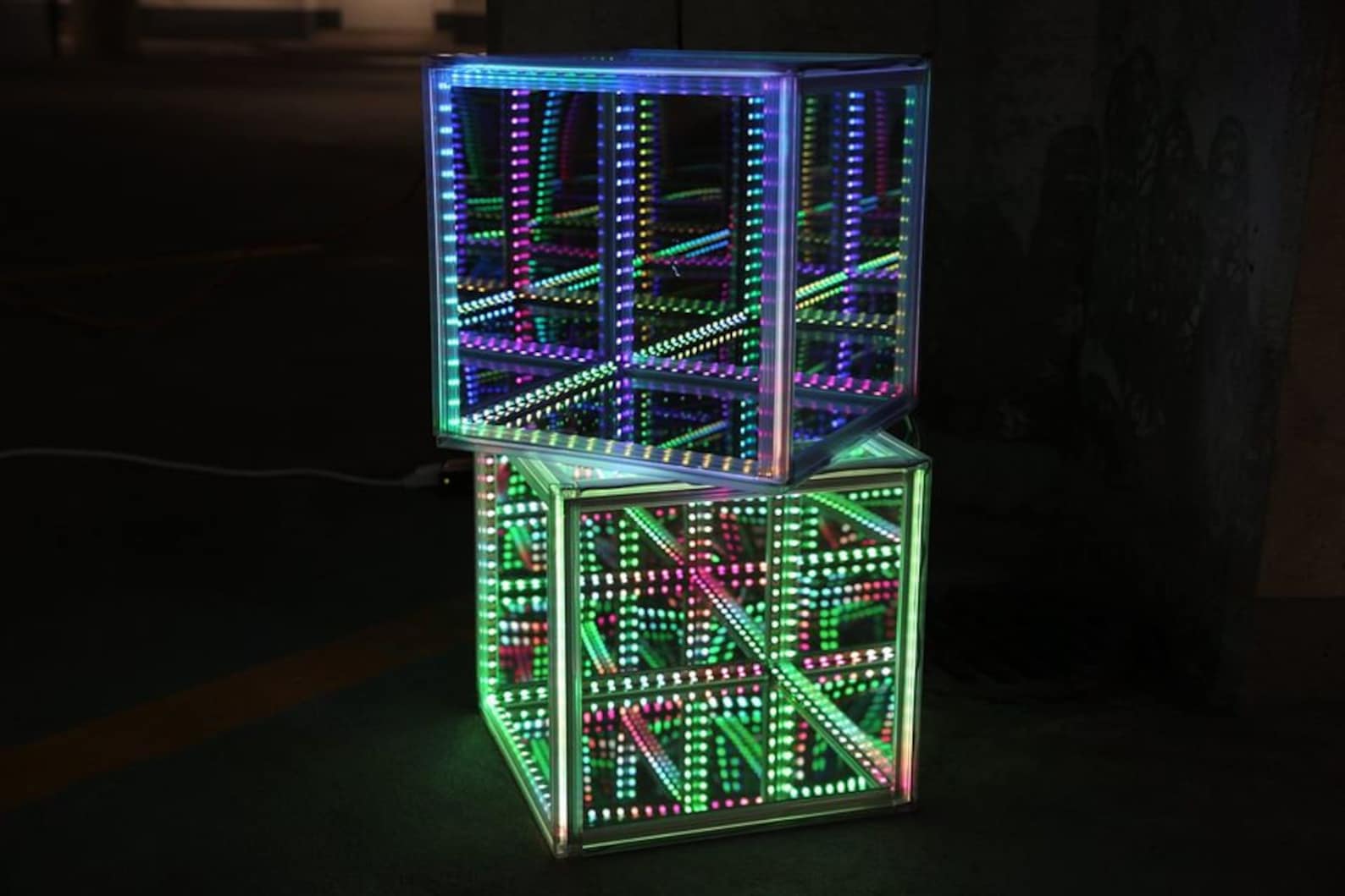 3D-RGB |mini| INFINITY CUBE - Etsy