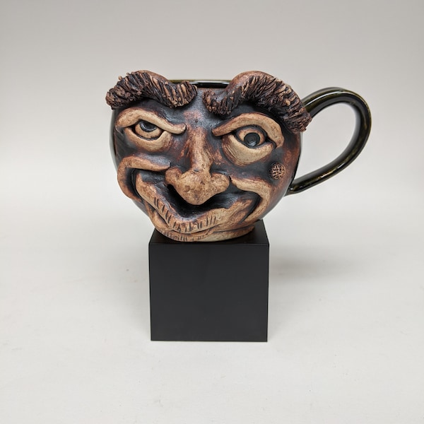 Pottery Face Mug - Etsy