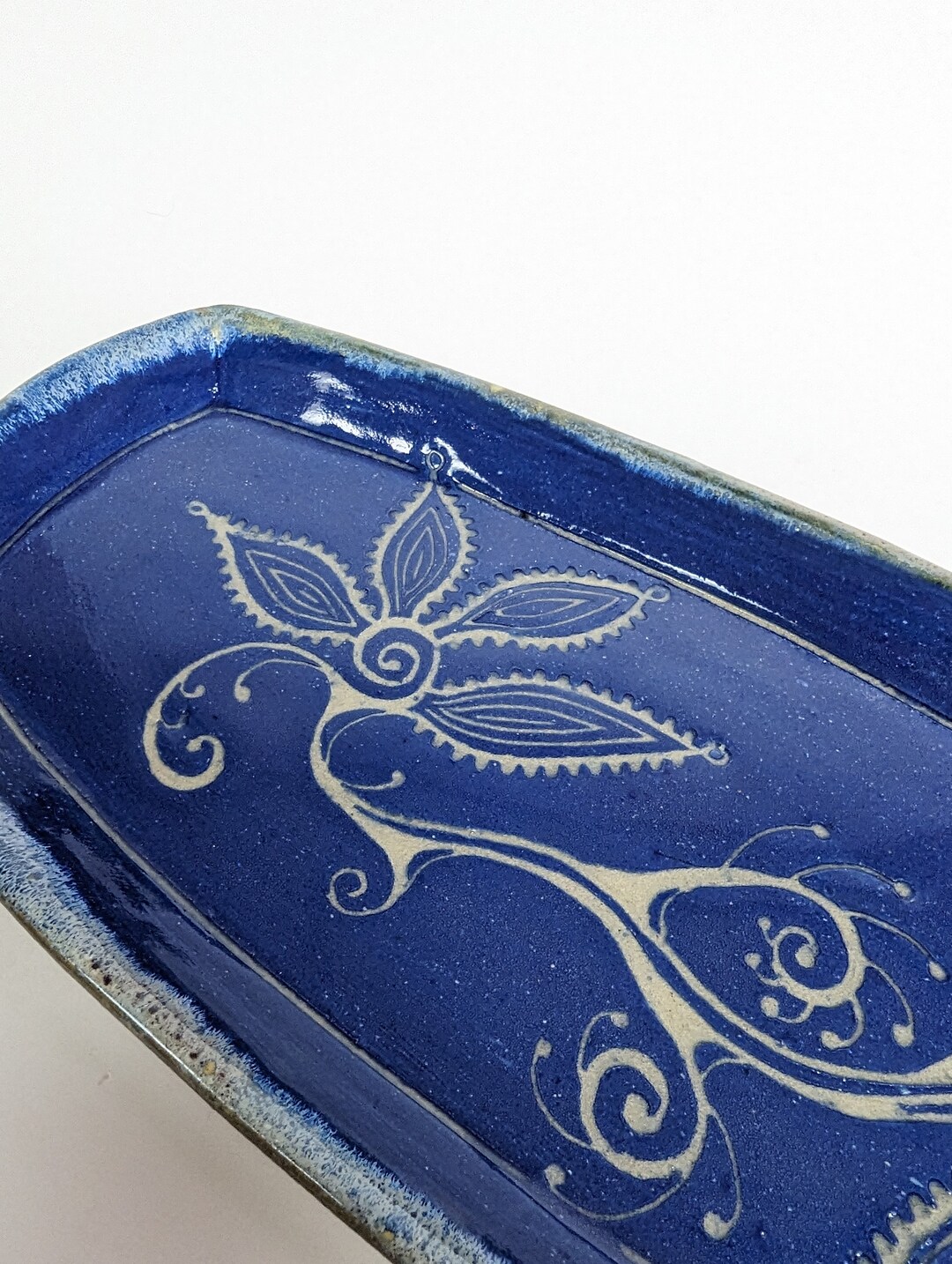 Sgraffito Plate, Plate, Ceramic Plate, Sgraffito, Handmade Plate ...