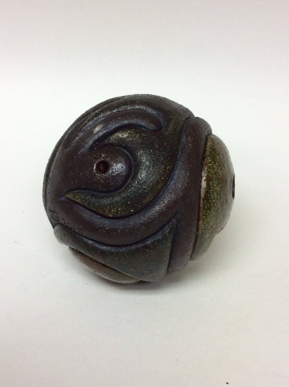 Carved Ceramic Sphere Ceramic Sphere Ceramic Orb Clay - Etsy