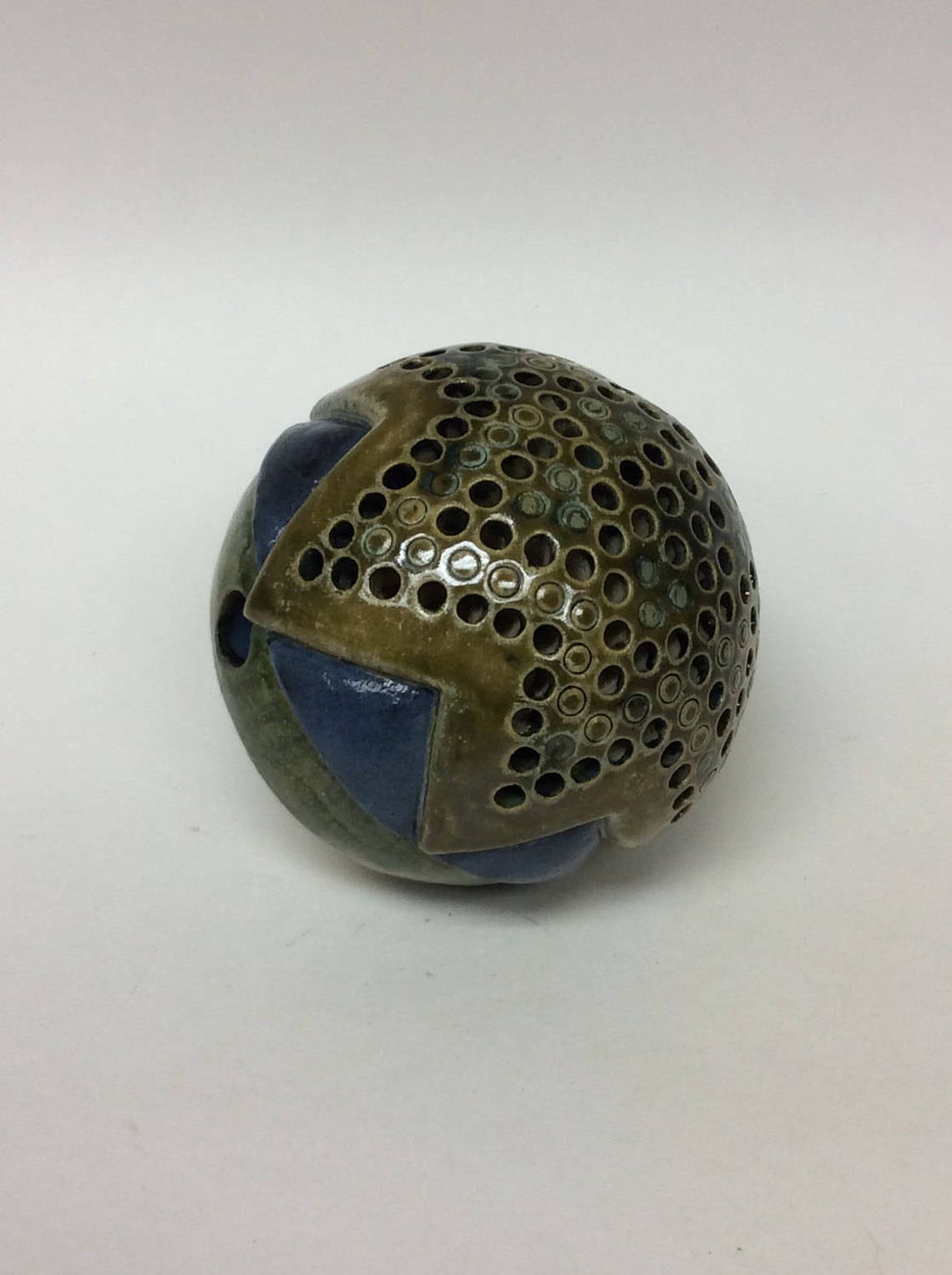 Carved ceramic sphere ceramic sphere ceramic orb clay | Etsy