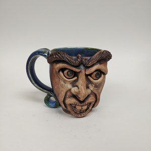 Ceramic Face Mug Face Mug Pottery Face Mug Pottery Mug - Etsy