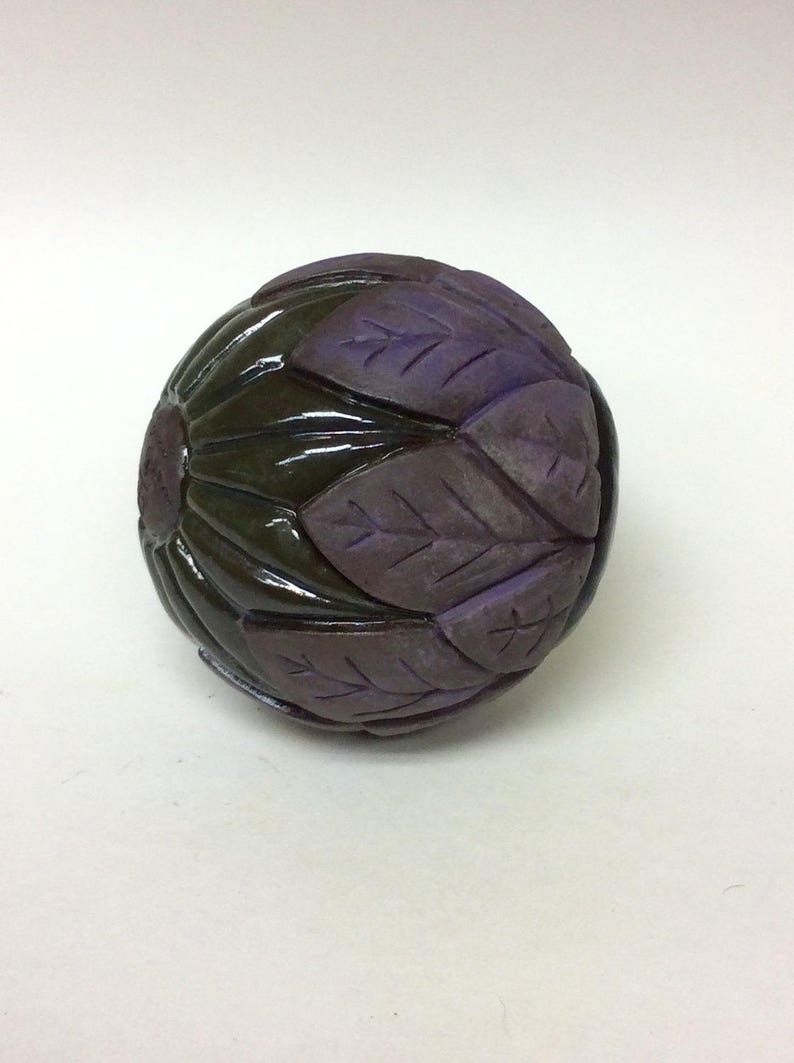 Carved Ceramic Sphere Ceramic Sphere Ceramic Orb Clay - Etsy