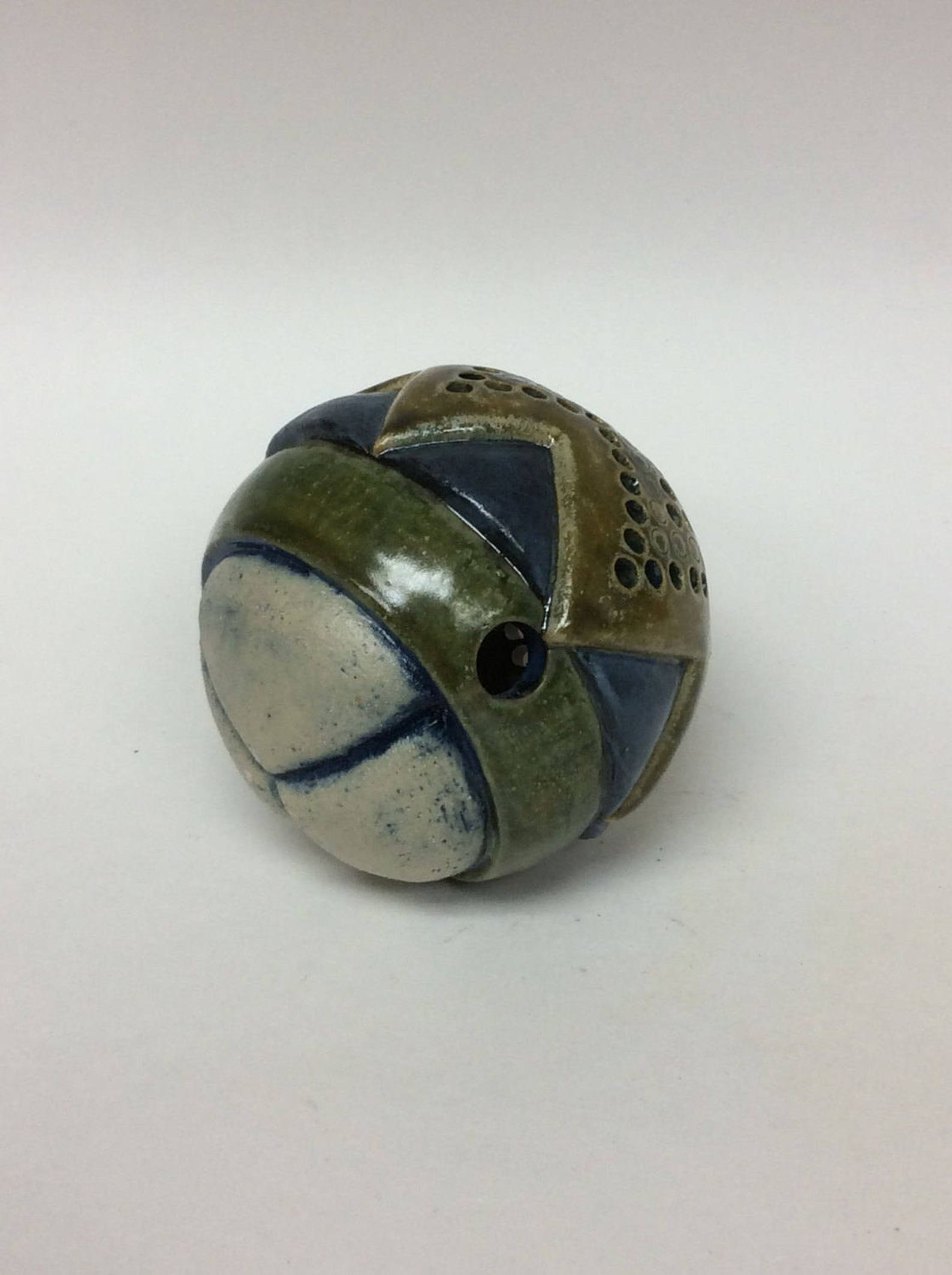 Carved ceramic sphere ceramic sphere ceramic orb clay | Etsy
