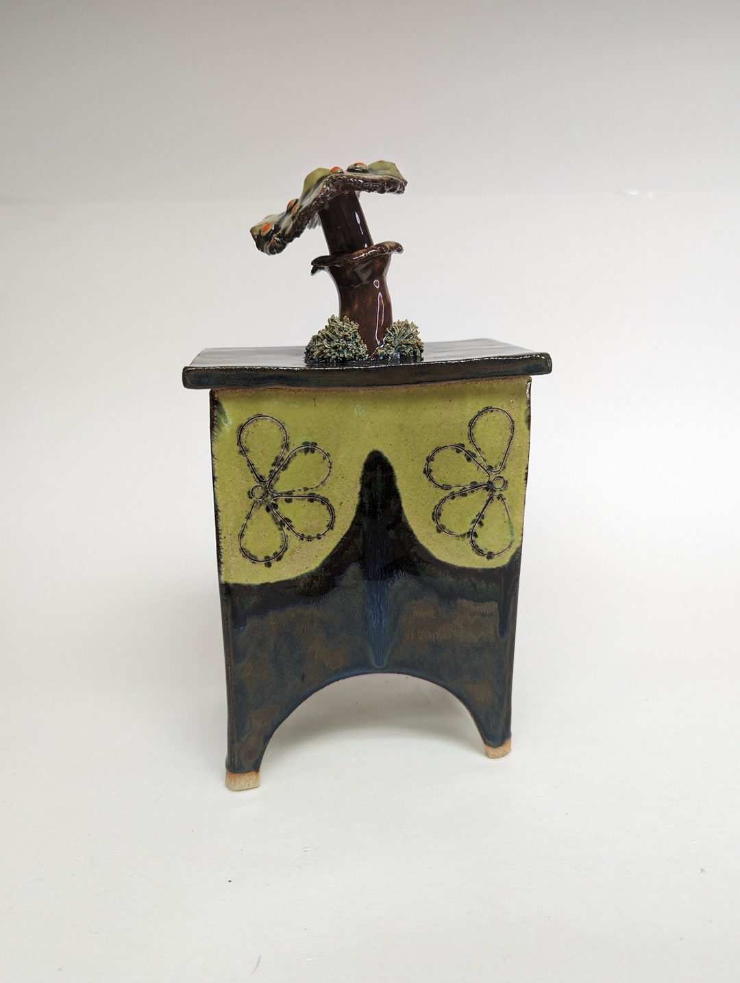 Ceramic Box, Lidded Box, Pottery Box, Box, Handmade Box, Mushroom Box ...